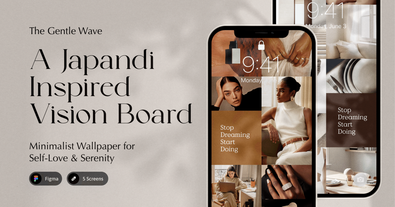 📱2025年後半をもっと自分らしく！スマホ用Figma Vision Board Wallpaperテンプレートを無料配布 ｜the ...