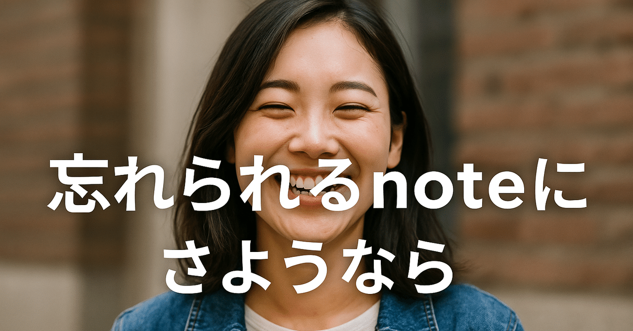 そのnote、あと3秒で忘れられてます。──記憶に残す技術、教えます。｜Toshi