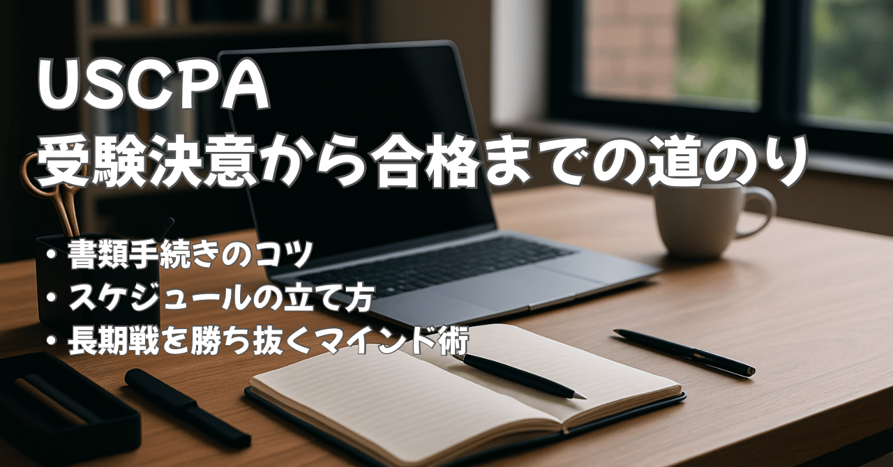 USCPA受験の決意から全科目合格までの道のり｜蘭🥀