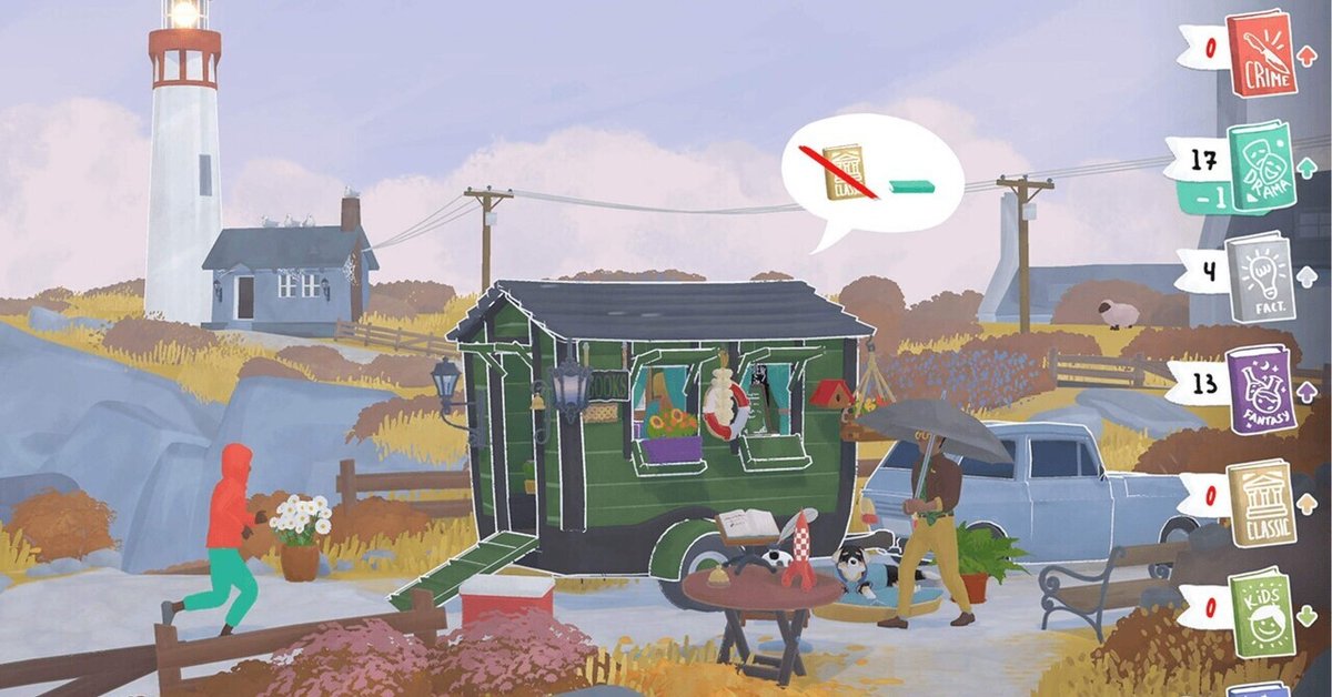 海辺の街でのんびり本屋さん経営【Tiny Bookshop】発売日決定【ゲームニュース】｜Taca KGO （KeepGamingOn）