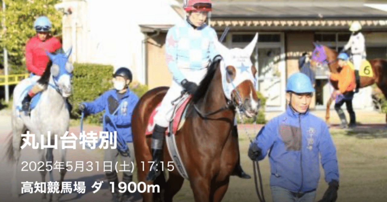 5.31 高知4r 丸山台特別【SSS】｜複勝男