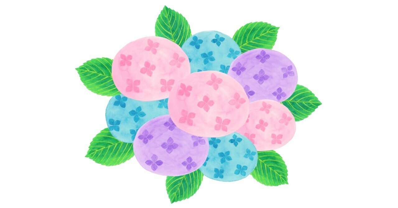 SUZURIに『あじさい（ブーケ）』のデザインを追加しました。｜くろまめ