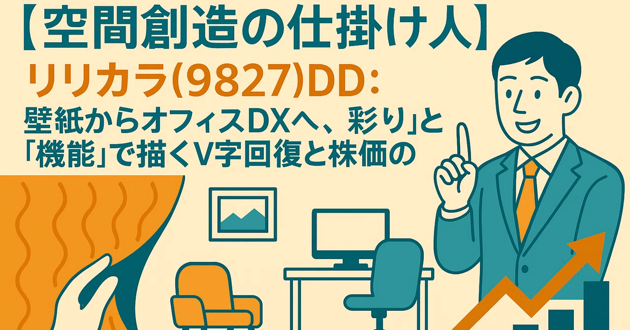 【空間創造の仕掛け人】リリカラ(9827)DD：壁紙からオフィスDXへ、“彩り”と“機能”で描くV字回復と株価の行方｜日本個別株デュー ...