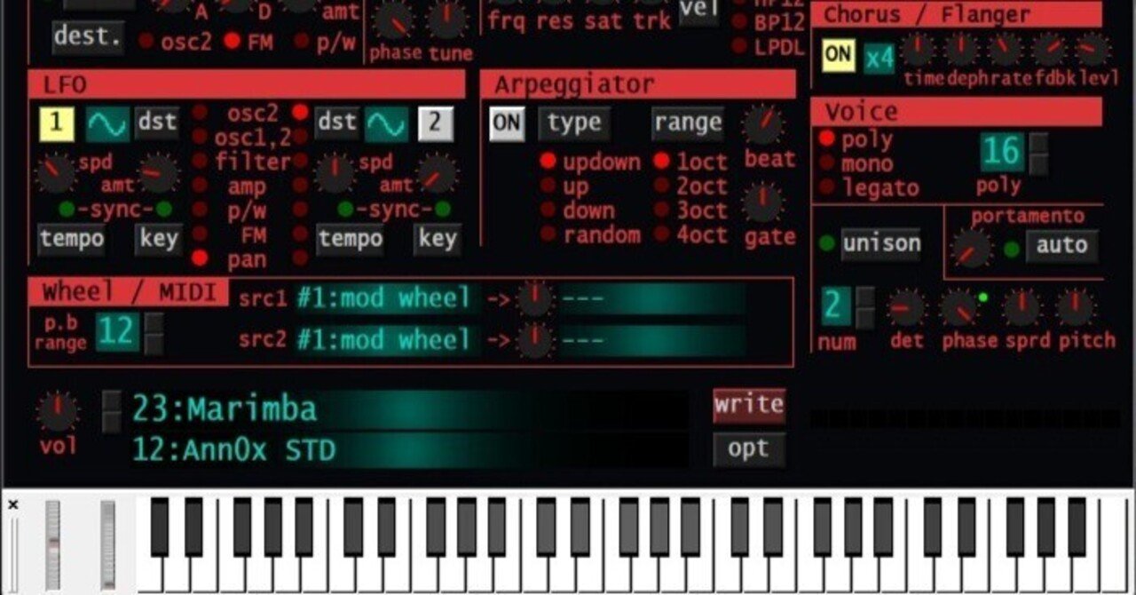 Synth1 JUNO-Gで弾く｜Akihiko YAMAZAWA