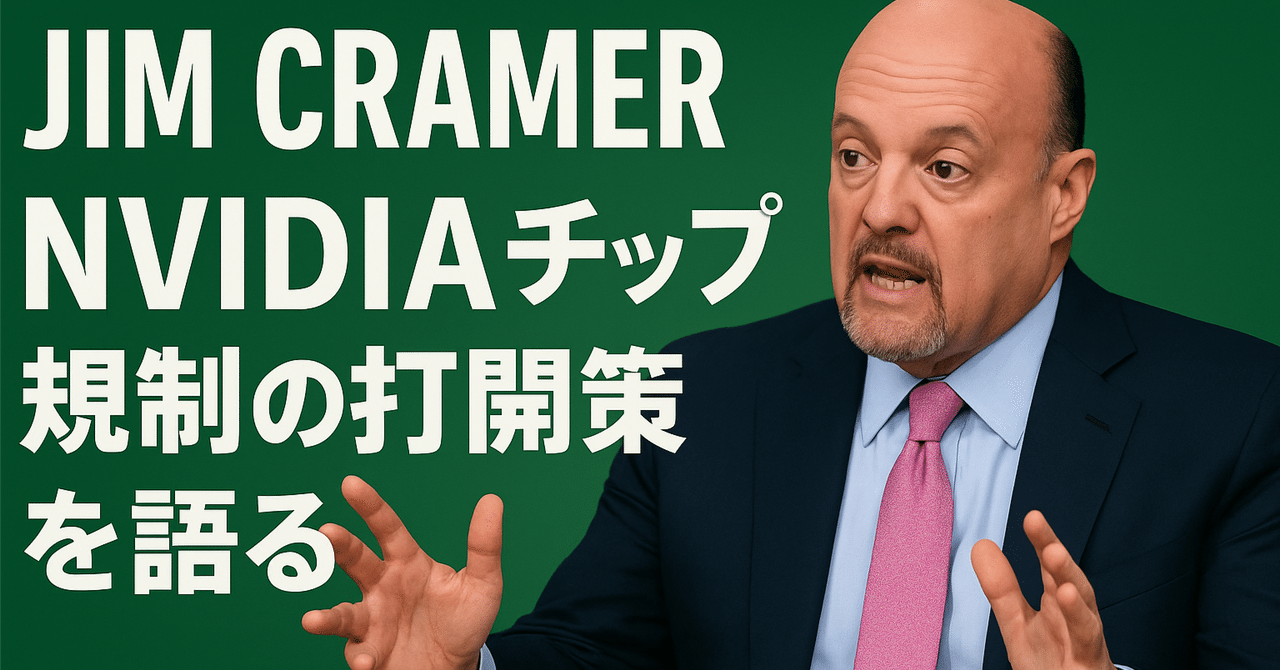 Jim Cramer NVIDIA チップをレアアースのトレードオフで売るべきと主張｜Kawamura Akihiro