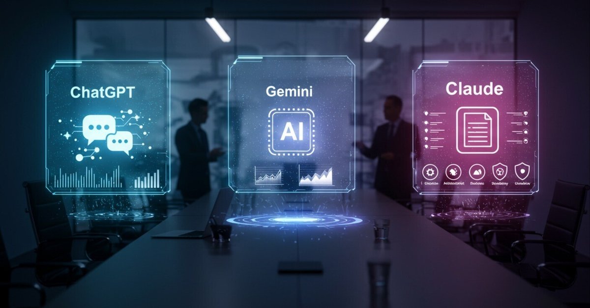 【2025年6月最新】「ChatGPT」、「Gemini」、「Claude」の使い分け方｜株式会社AIworker