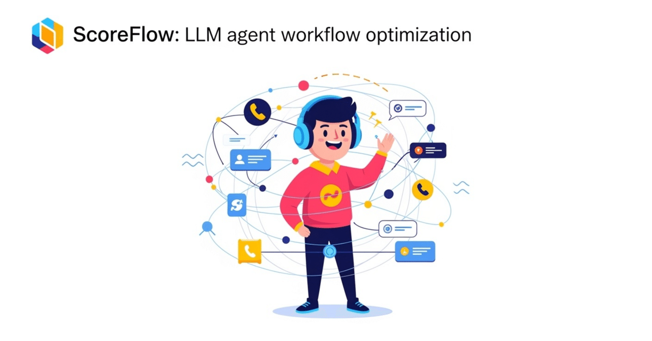 ScoreFlow：LLMエージェントワークフローの革命的最適化手法｜AI研究最前線｜ぬるぽん