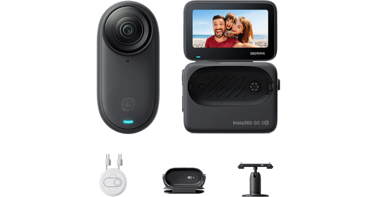 Insta360 GO 3S 4K小型ウェアラブルVlogビデオカメラ 128GB 通常版｜GetGadgetGot