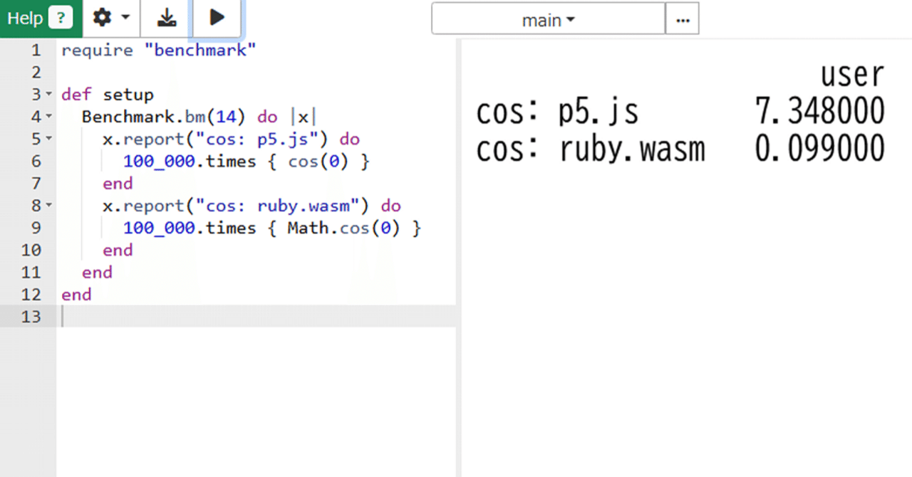 rbCanvas/p5でベンチマーク｜rbCanvas