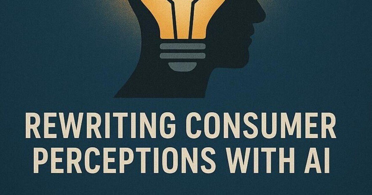 パーセプション・ハック：生成AIによる消費者認知の書き換え戦略｜塚本 幸一郎 ／ Koichiro Tsukamoto