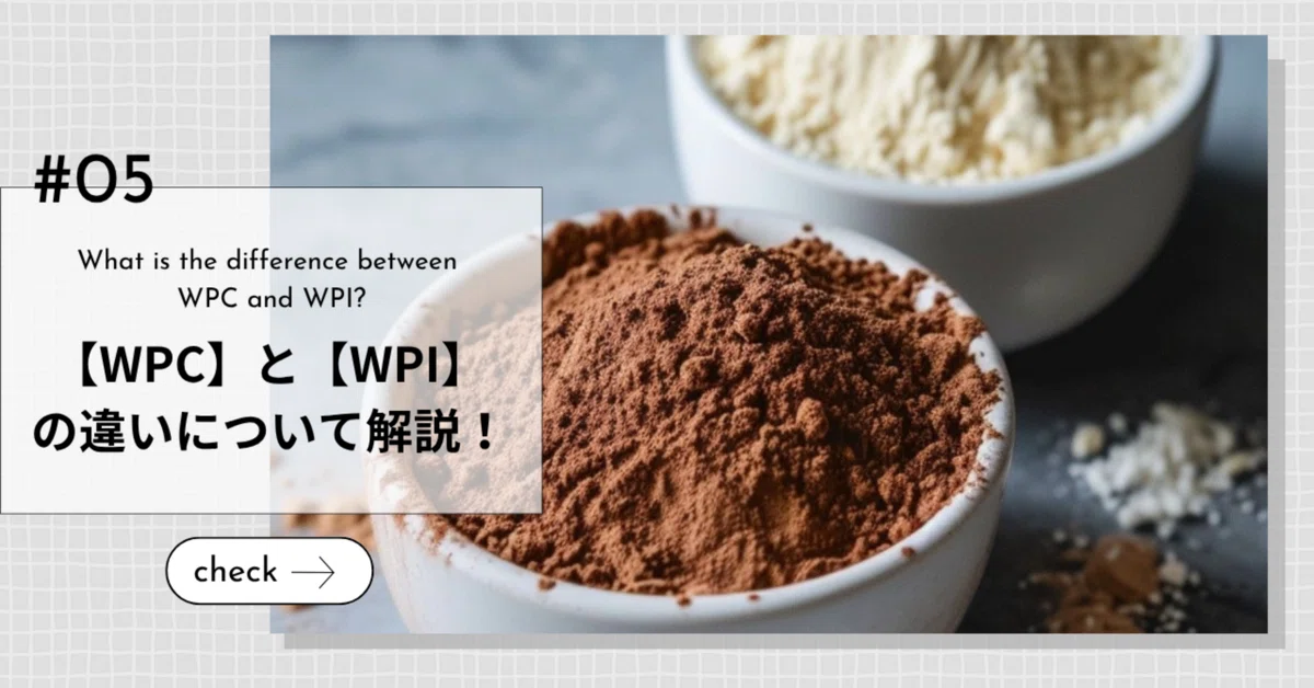 #05【初心者向け】WPCとWPIの違いとは？ホエイプロテイン選びのポイントを解説！｜【Fitness lab】筋肉の研究所