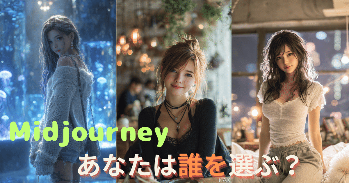 『こんなの作ってみました。Midjourneyで“理想の彼女との妄想デート”』｜tact🎈＠今年は『継続』