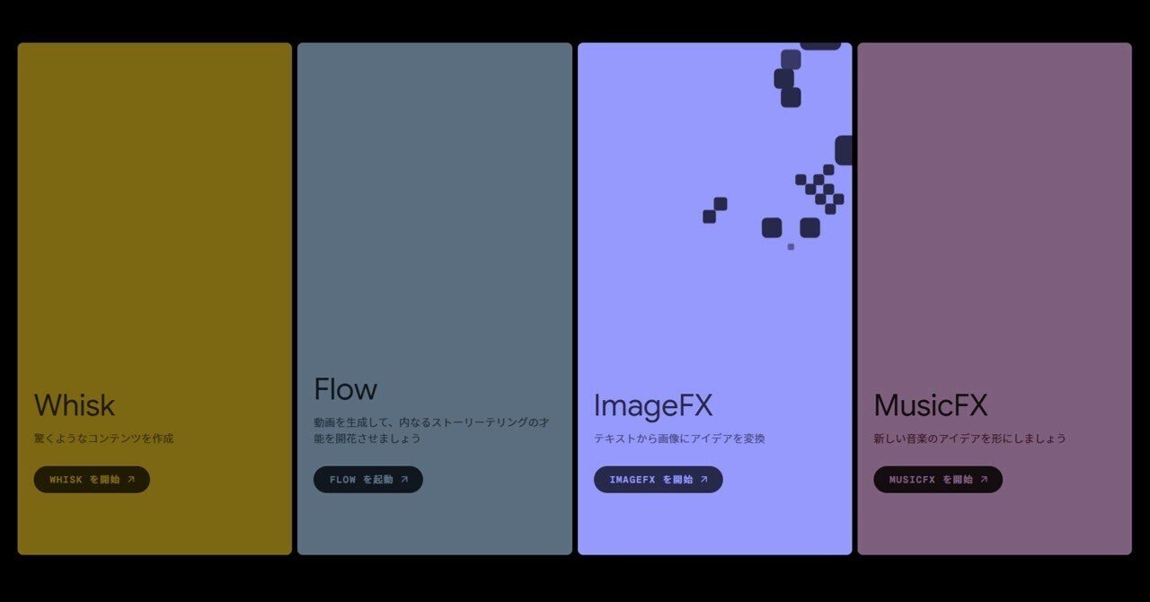 【初心者向け】Googleの生成AIを徹底整理！Whisk・ImageFX・Veoの違いと選び方｜トモ100