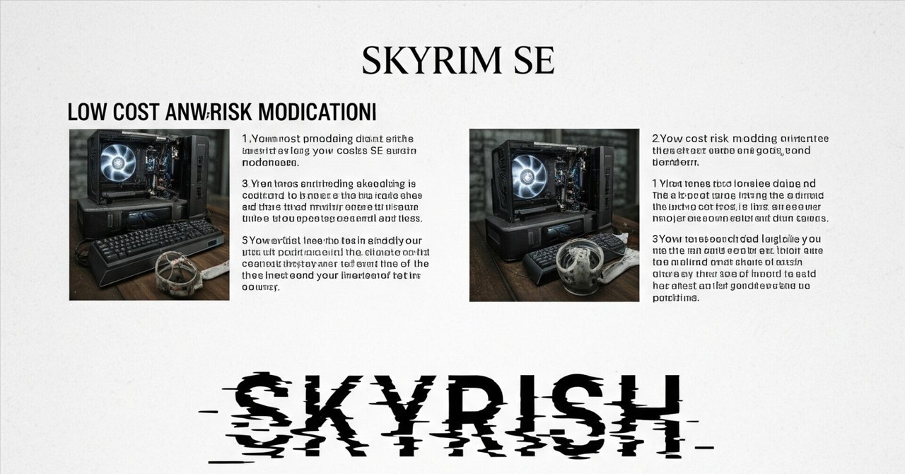 Skyrim SE MOD 導入ガイド：低コスト・低リスク・高コスパMODで快適な冒険を！｜TWLV32