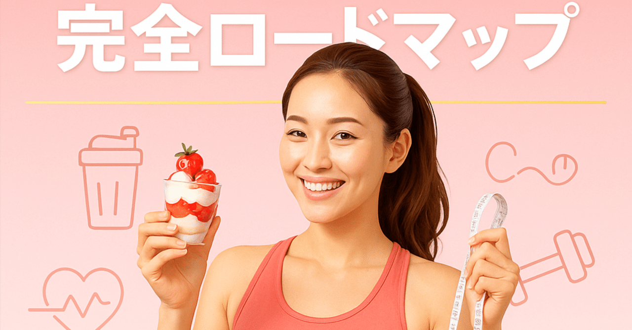 【保存版】“甘いものがやめられない”人でも‐5kgを達成する完全ロードマップ｜yuya_0624