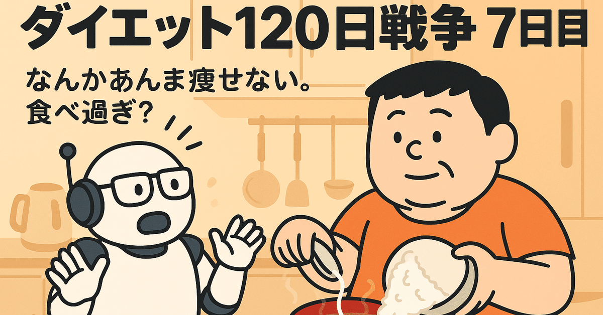 【DAY7｜6月7日】「ラーメンの陰に潜む半ライスの罠。」｜AIチャッピーとポチャチャビン