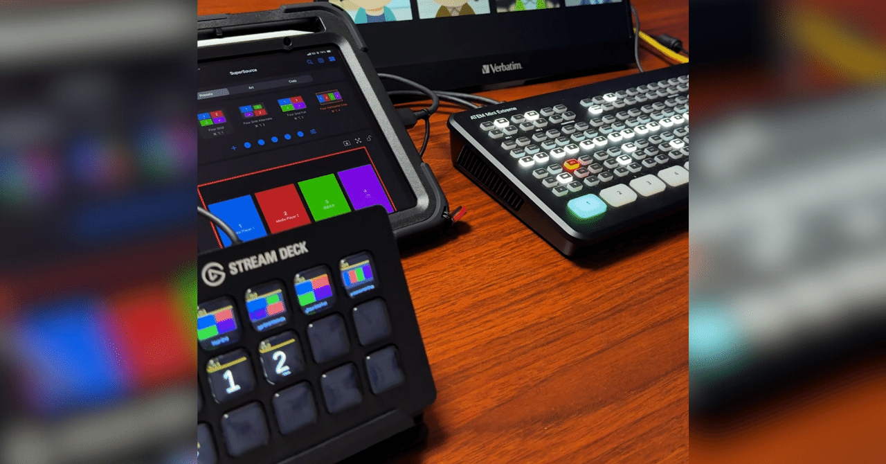 ATEM MiniをiPadから操作するアプリ「Mix Effect」を、STREAM DECKから操作する方法の解説 〜Super ...