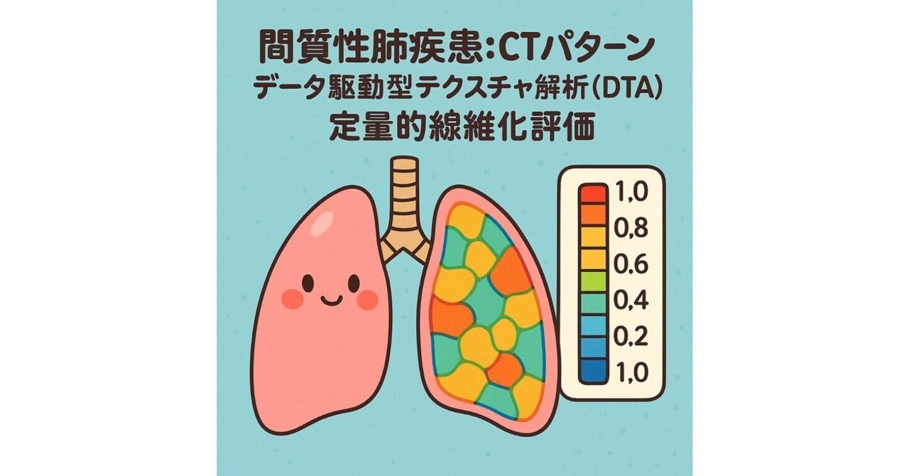 間質性肺疾患：CTパターンのデータ駆動型テクスチャ解析（DTA）定量的線維化評価｜Makisey