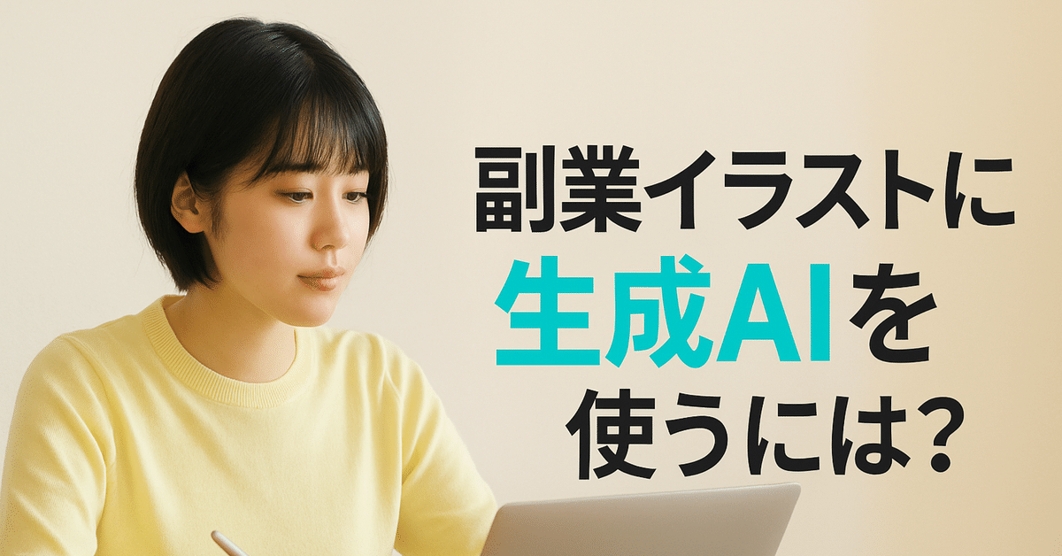 副業イラストに生成AIを使うには？著作権や販売時の注意点を調べてみた｜ヒツジ@AI×note副業・メディア資産構築家🌈