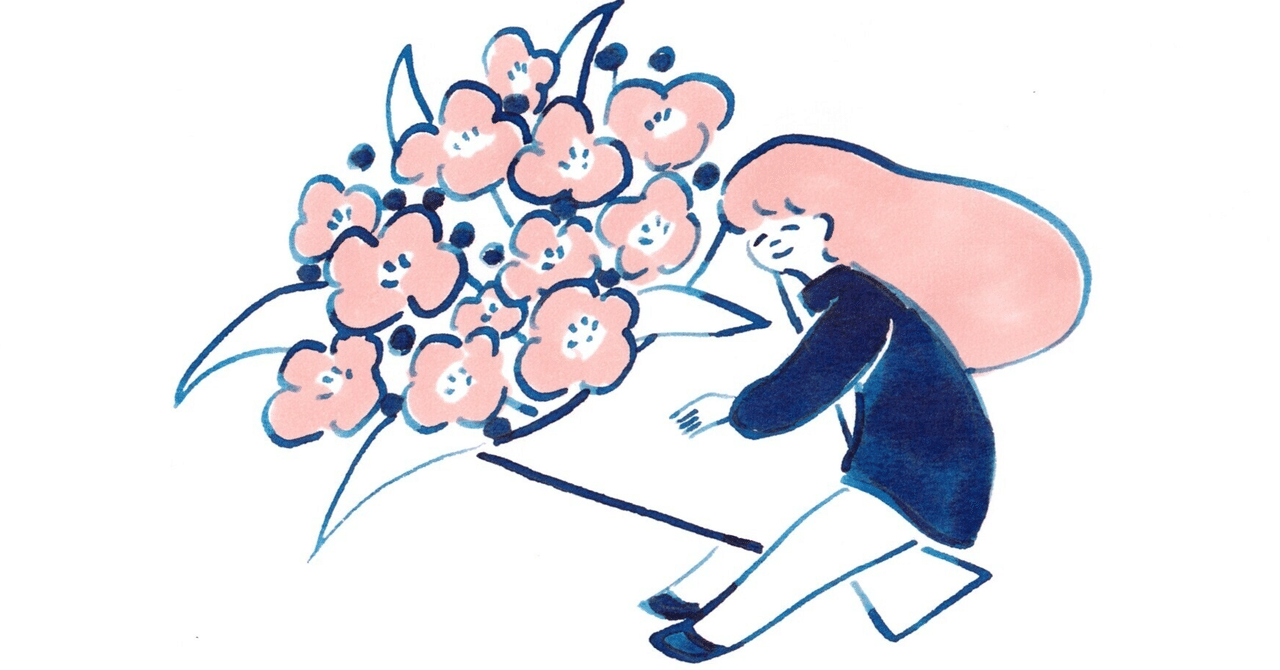 「花がくれた微笑み」...出逢いと別れ.シリーズ3.｜tamo-yan