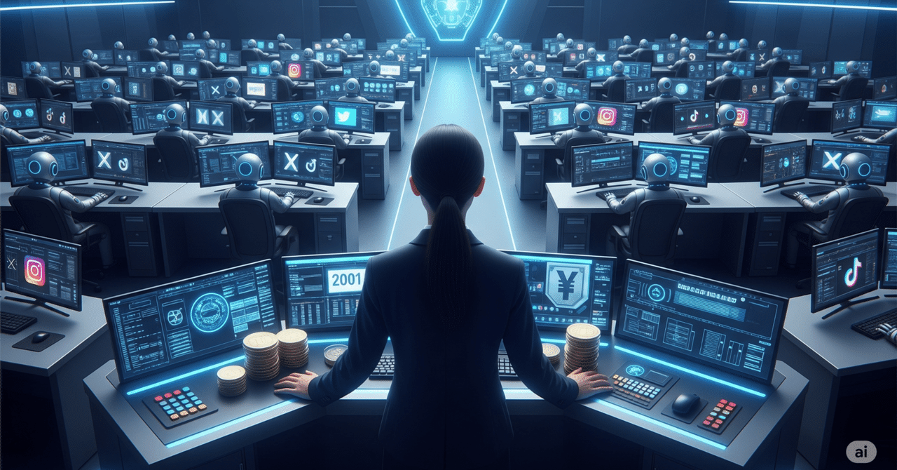 【AI×SNS最前線】100人以上のSNS担当者を3000円で雇い全SNSを極限まで自動化する方法｜星川ユウヤ-生成AI × SNS研究所