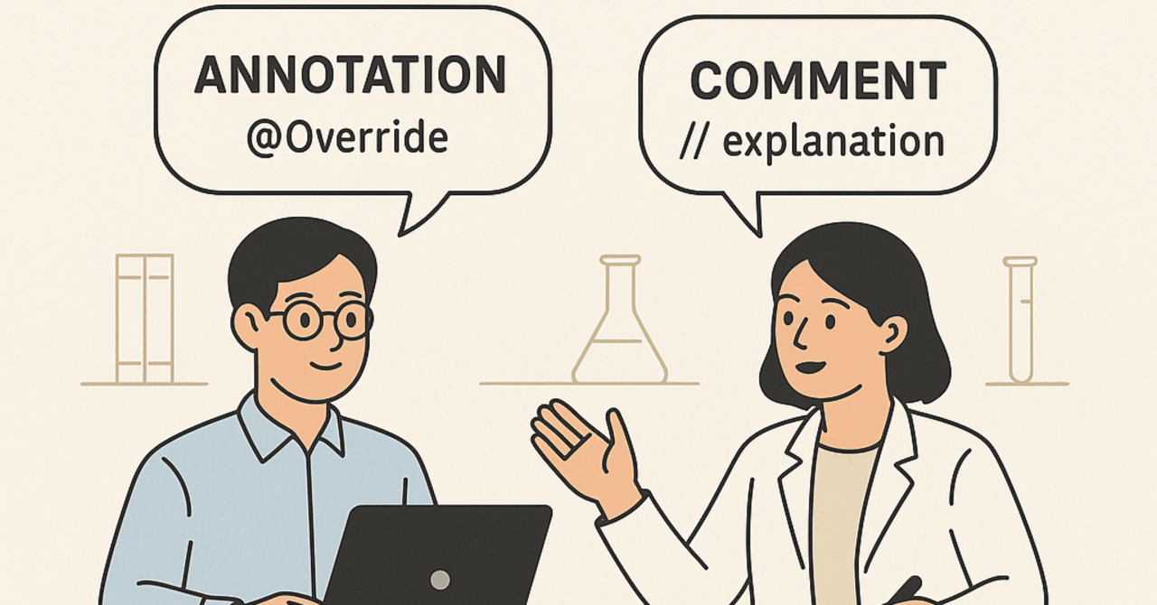 「この記述、コメント？アノテーション？」｜Akimaru_EN