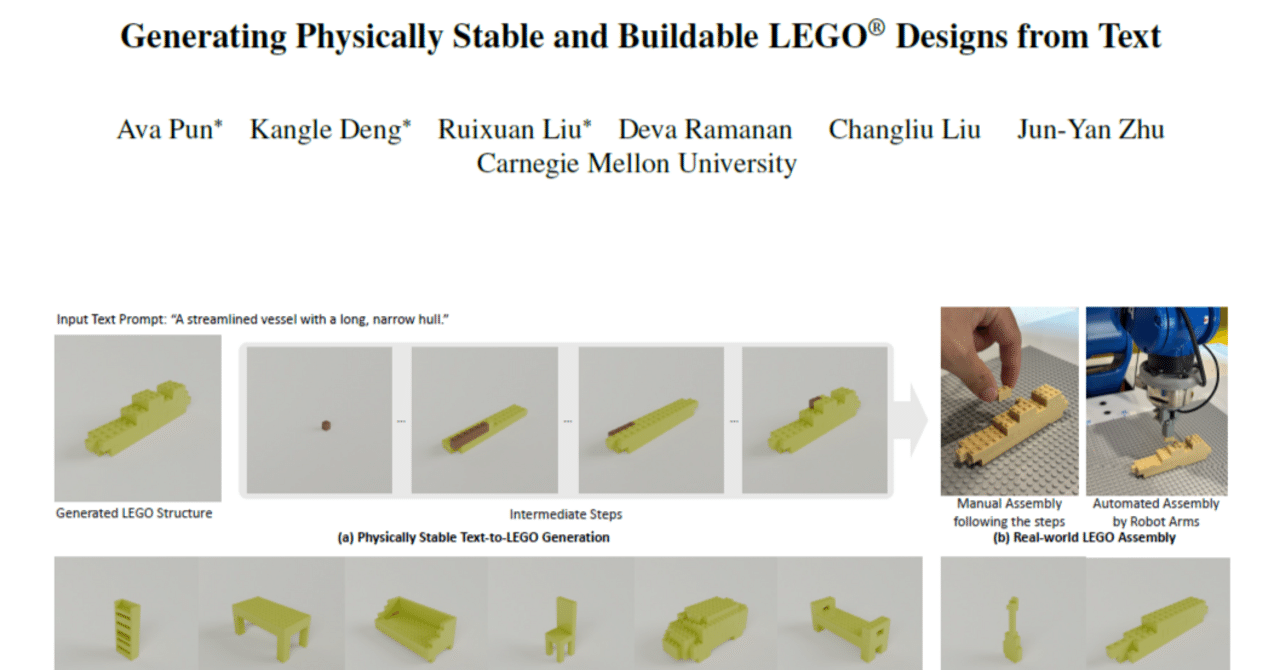 Lego GPT 論文を読む｜mim