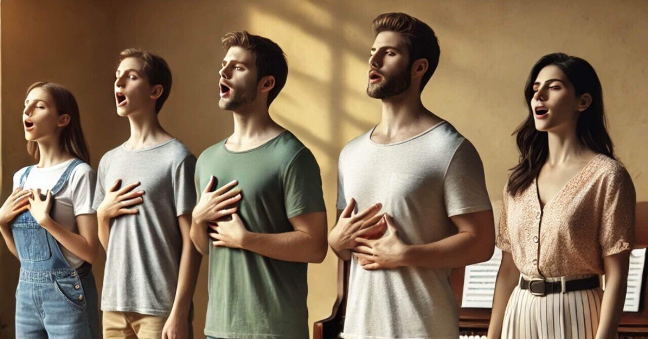 🌼合唱のあ。正しい発声をつくる基礎5点。｜杉にい (Sugi Nii)