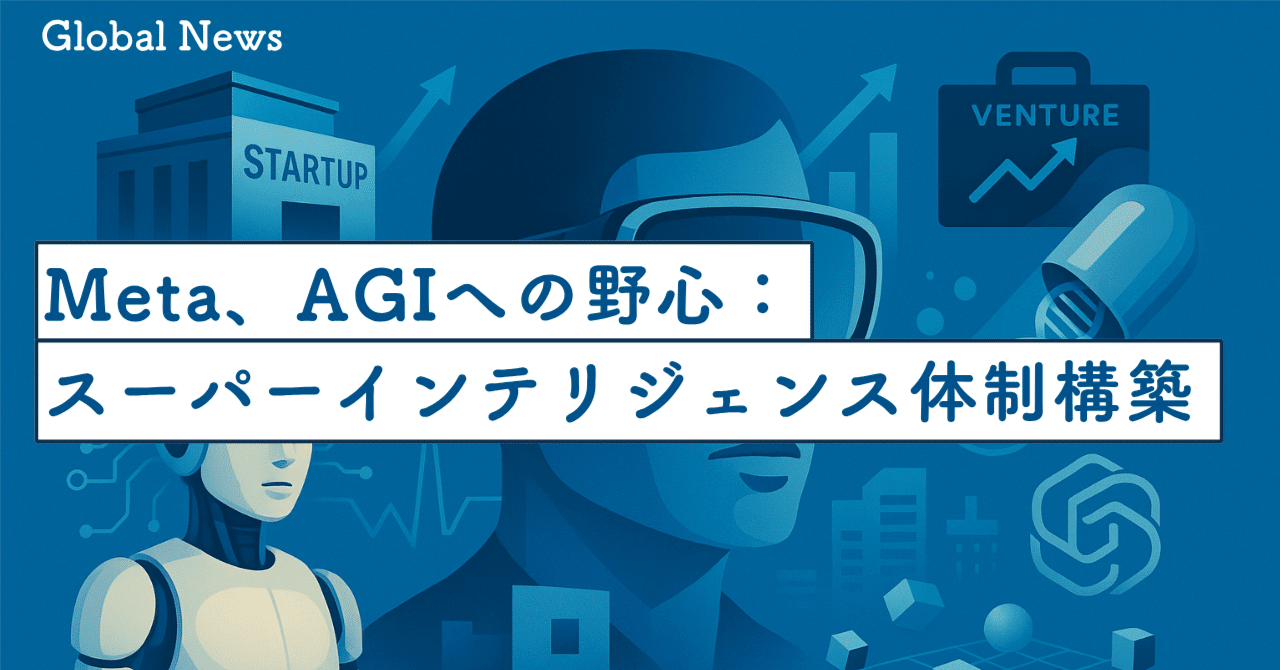 Meta、AGIへの野心：スーパーインテリジェンス体制構築と巨額投資｜SecondWave