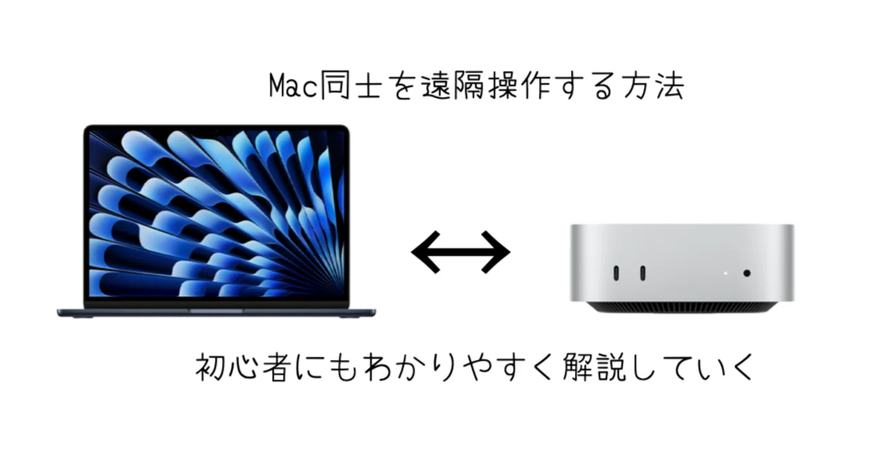 Macから別のMacを操作する方法｜-MONOQLO- Blog @KokiSasamoto
