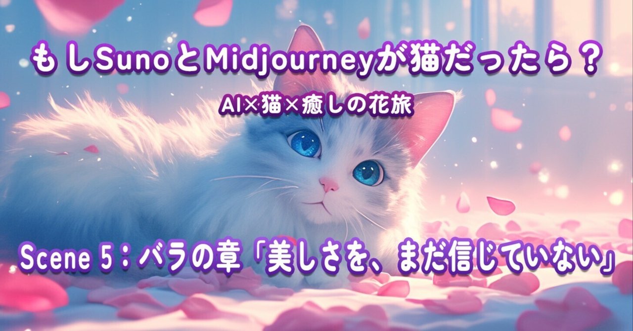 📖Scene 5：バラの章「美しさを、まだ信じていない」｜Nagi-MindfulAI Music（らむもも）