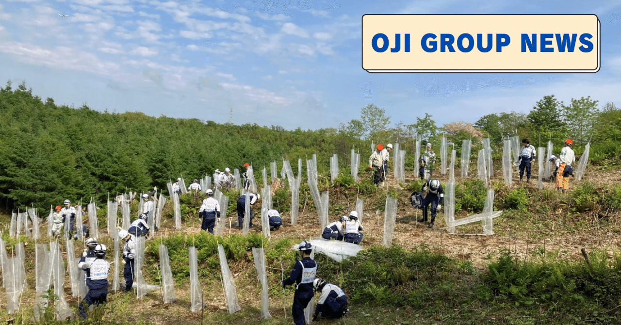 The 74th Tree Planting Festival was held in our company-owned forest in Tomakomai｜OJI Group ...
