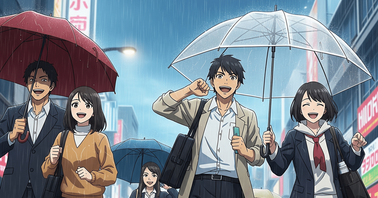 ゲリラ豪雨でずぶ濡れ、それでもオレたちは前を向く！ Will Can Mustで梅雨をぶっ飛ばせ！｜eiji hiraoka