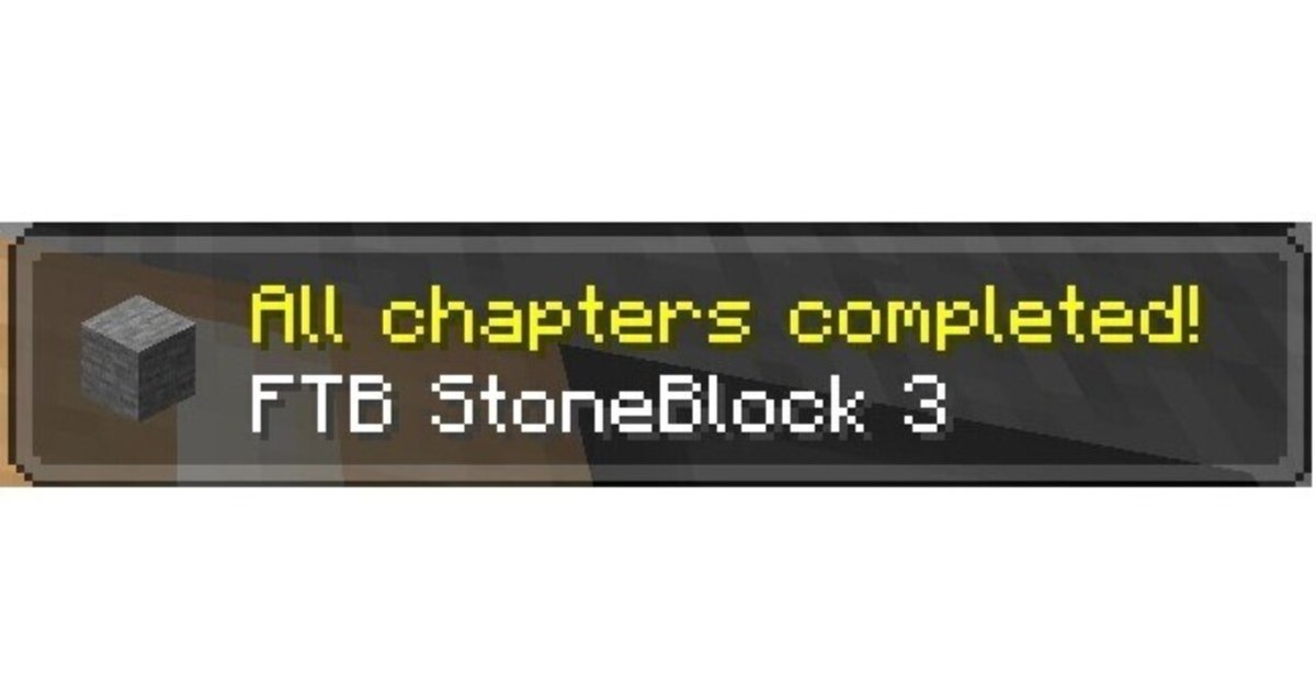 Stone Block 3をクリアしたので、その備忘録｜koukitirou