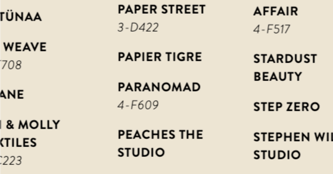 【NY挑戦の記録】ブースNo確定ッ！SHOPPE NYC夏！の巻｜PARANOMAD textile