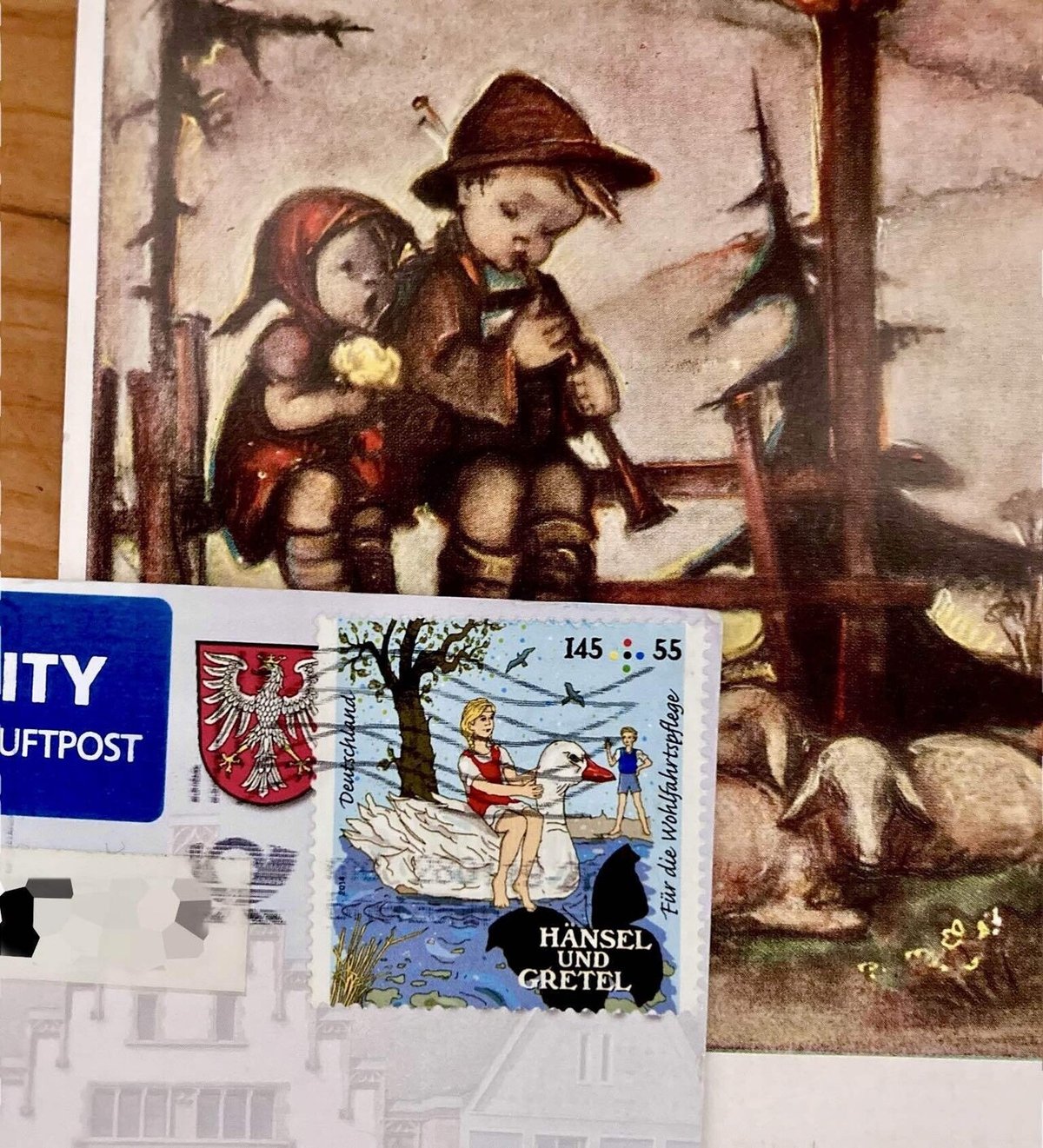 Postcrossing（ポストクロッシング）で届いたグリム童話の世界｜文子 （フミコ）