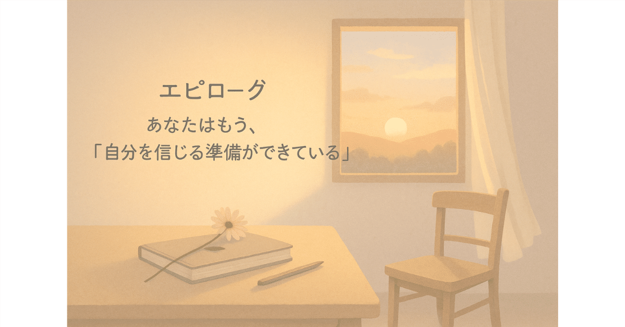 🕊あなたはもう、「自分を信じる準備ができている」｜arata_kuba