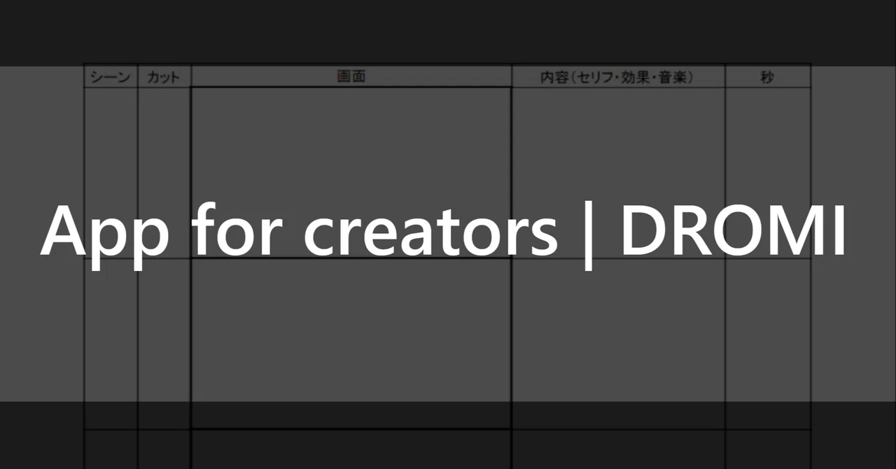 App for creators｜DROMI (Ipad専用)｜りあん｜Natron 更新中
