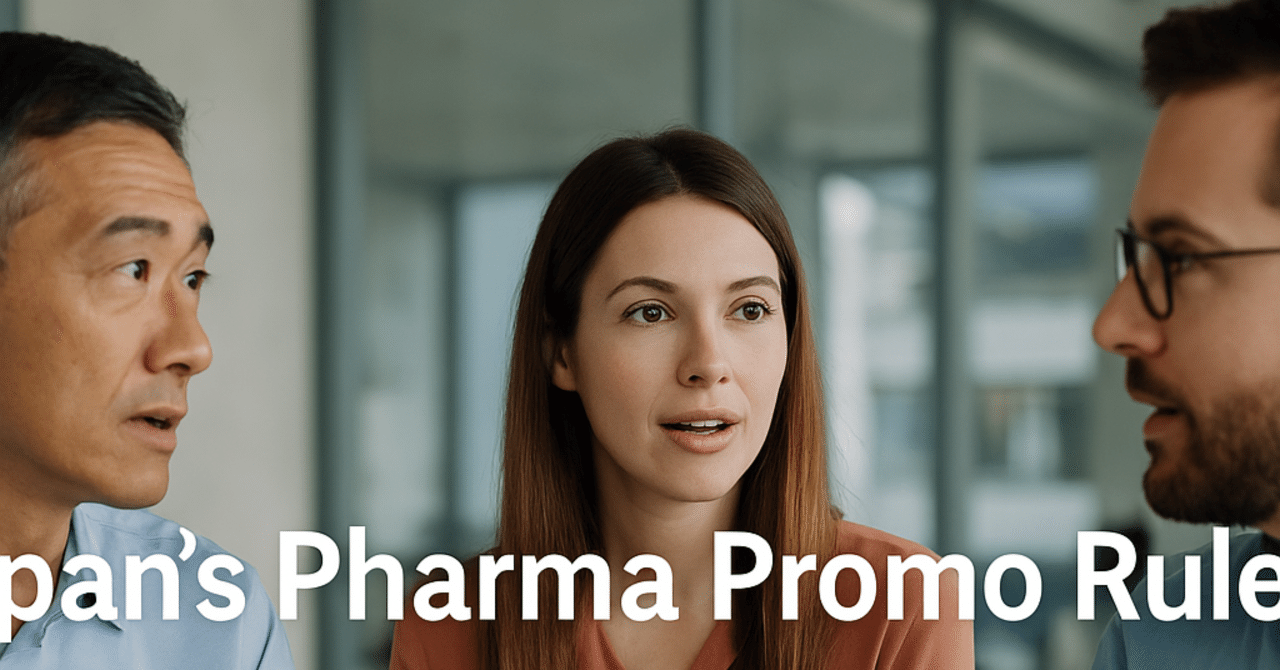 Japan’s Pharma Promo Rules: Regulatory Science Front and Center｜木嶋洋平 （弁護士）/ Yohei Kijima, Pharma ...