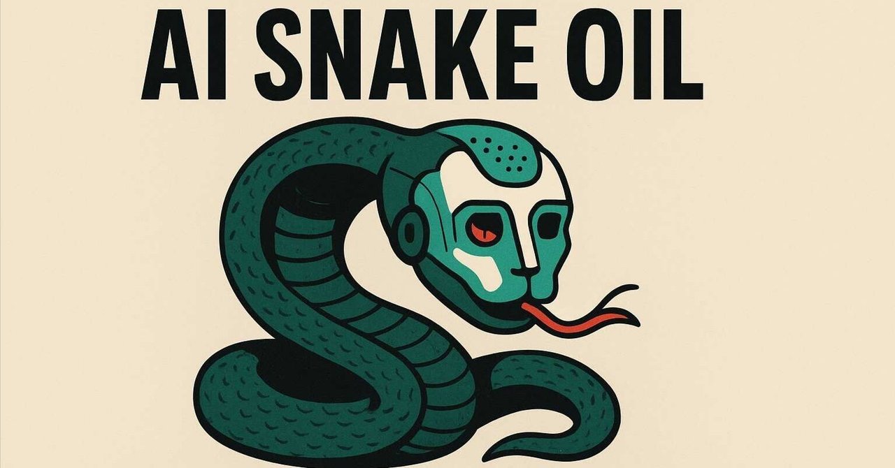 AI Snake Oil: What Artificial Intelligence Can Do, What It Can't, and How to Tell the Difference ...