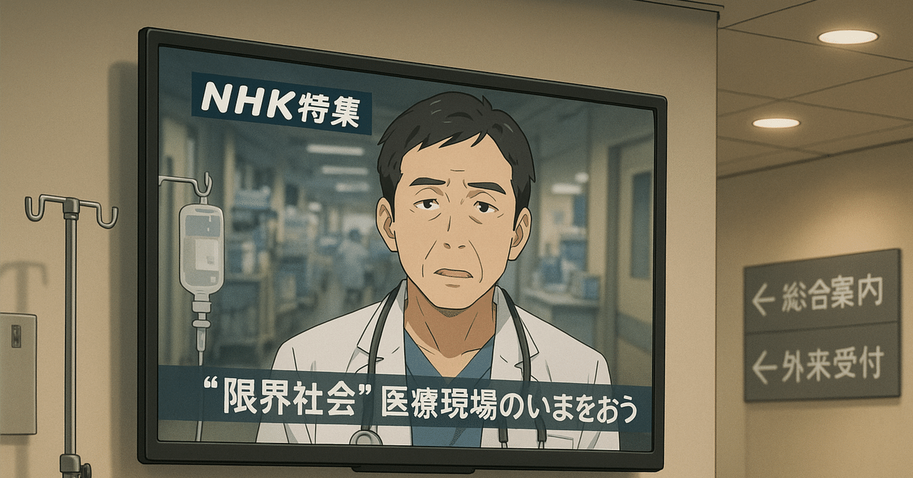 NHK特集「断らない病院」から見えた、医療の終わりの始まり｜Dr. うろび