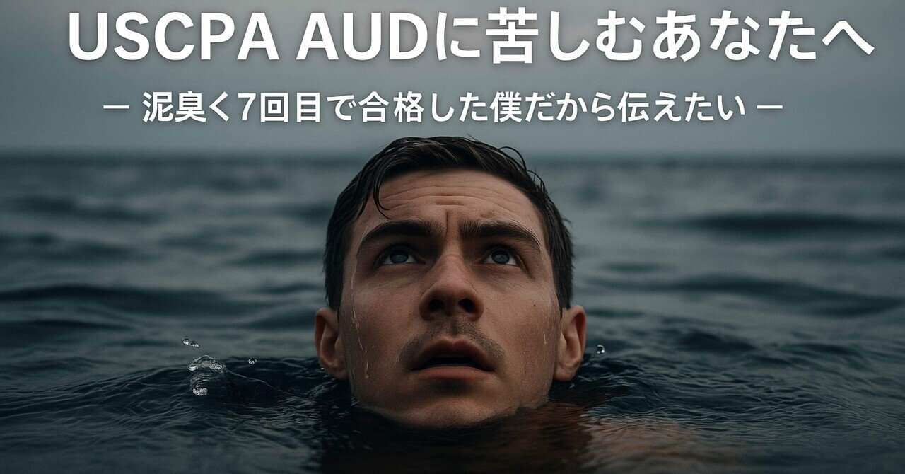 【USCPA AUDに苦しむあなたへ】｜Kyosuke
