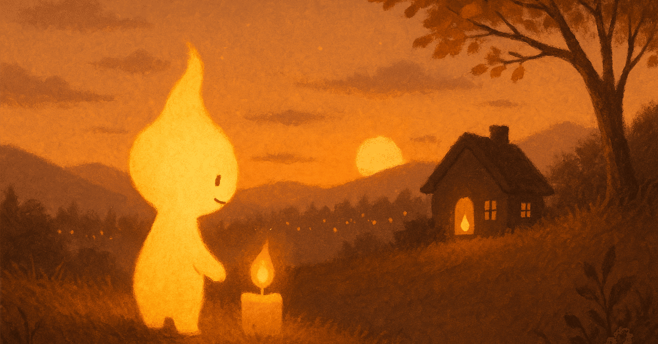 短編 「ひかりびとは火を渡して消えた」｜hidane-io