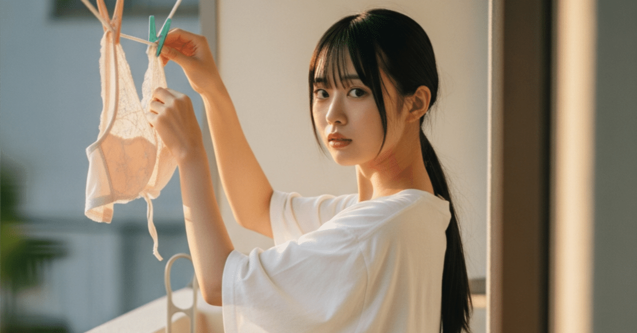 【画像生成AI】ベランダで下着を干す隣人と目が合うシーンをリアルに描く方法｟プロンプト無料公開｠Midjourney/imageFX/ChatGPT/Whisk/生成AI/AI美女/副業｜AI ...