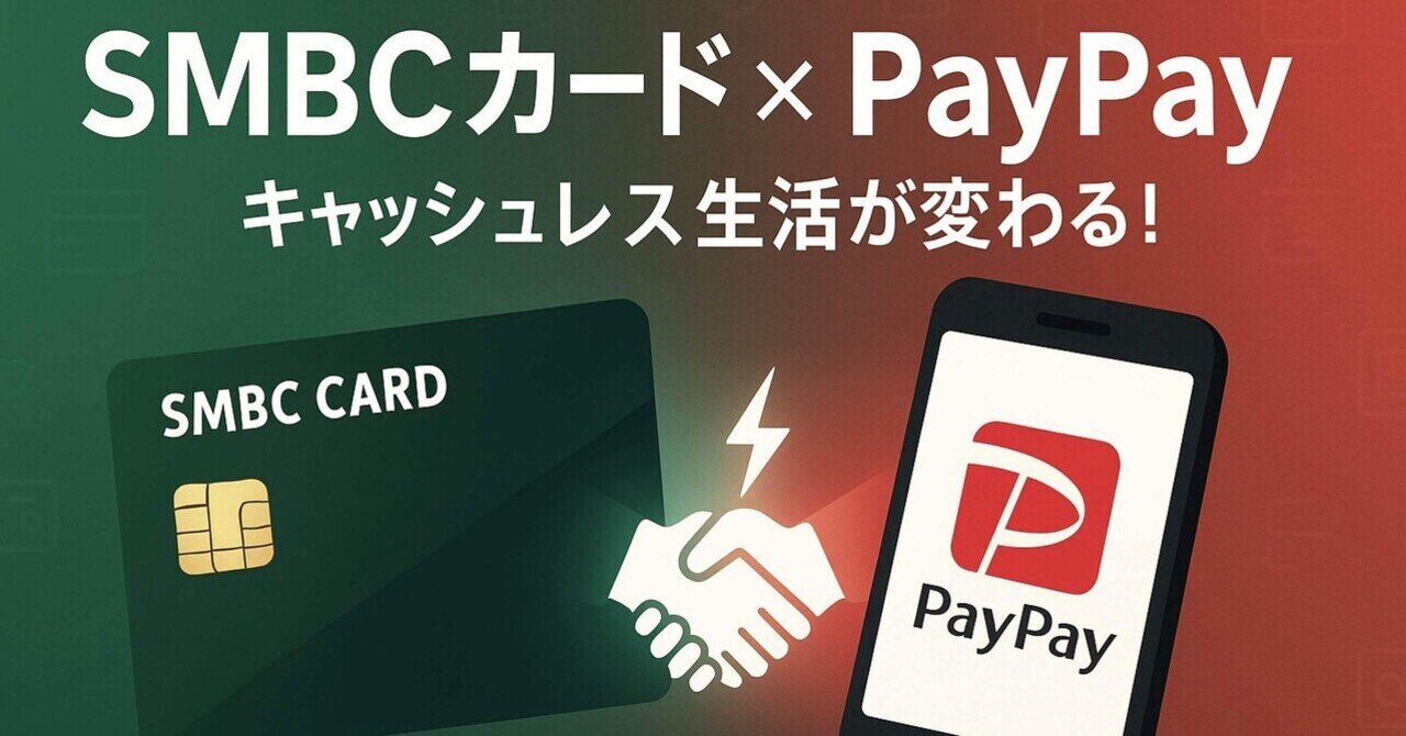 三井住友カードとPayPayが強力タッグ！ 利便性向上で生活はどう変わる？｜たなやん@ポイ活ガチ勢