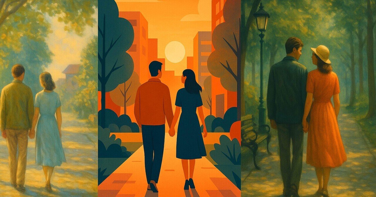 二人で歩く午後が、こんなにも静かだったなんて｜shun sun