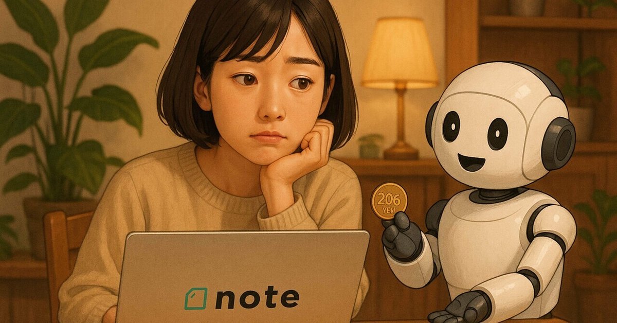 noteがAI学習の対価還元プログラムを導入。私はどうする？｜machi