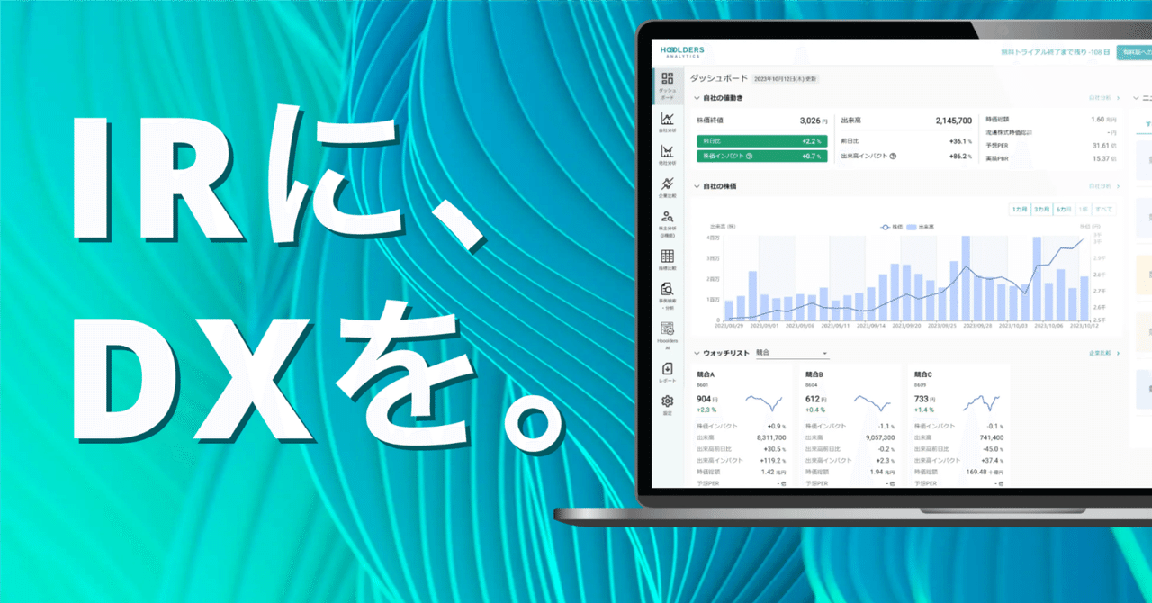 IR-DX SaaS 「Hooolders」開発秘話（その9：AI時代の到来）｜zumi / pdm@Figurout