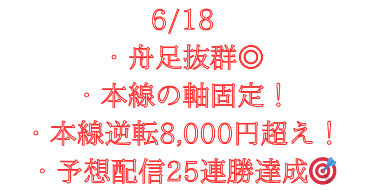 6/18 -桐生12R 20:30-｜競艇予想屋-CRONOS-
