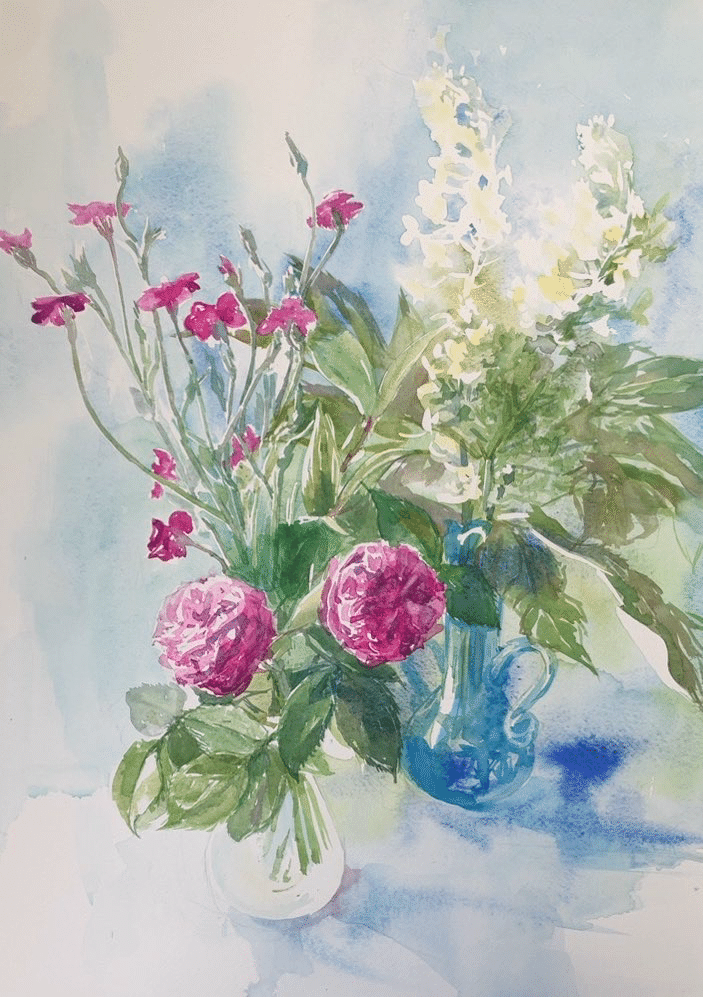 初夏の花｜nyororoのスケッチ帖